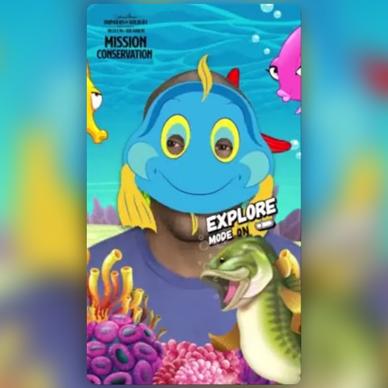 Bass Fish Filter by Mary Clark | Snapchat Lenses