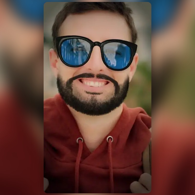 Blue Sunglasses Filter by Snapchat | Snapchat Lenses
