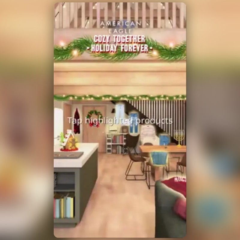 AE Cozy Cabin A 2 Lens by American Eagle - Snapchat Lenses and Filters