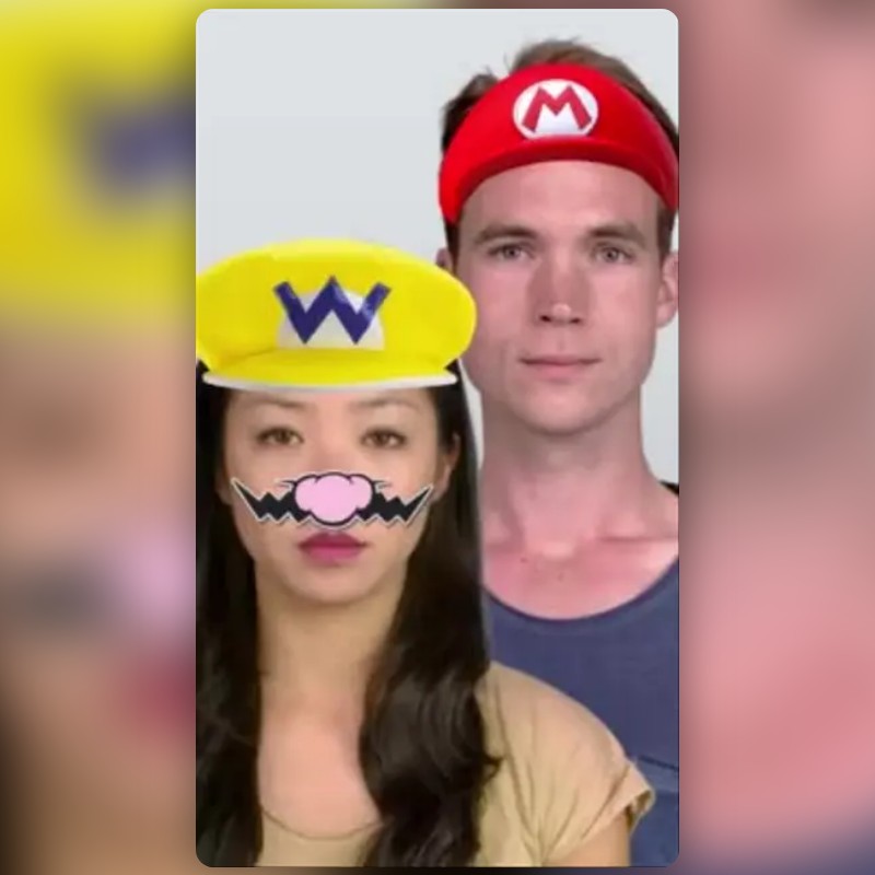 word mario Filter by Funnypics Gt | Snapchat Lenses