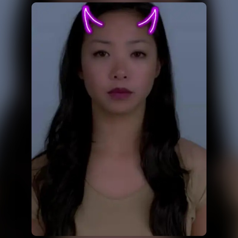 Neon Devil Horns Filter by Tayem | Snapchat Lenses