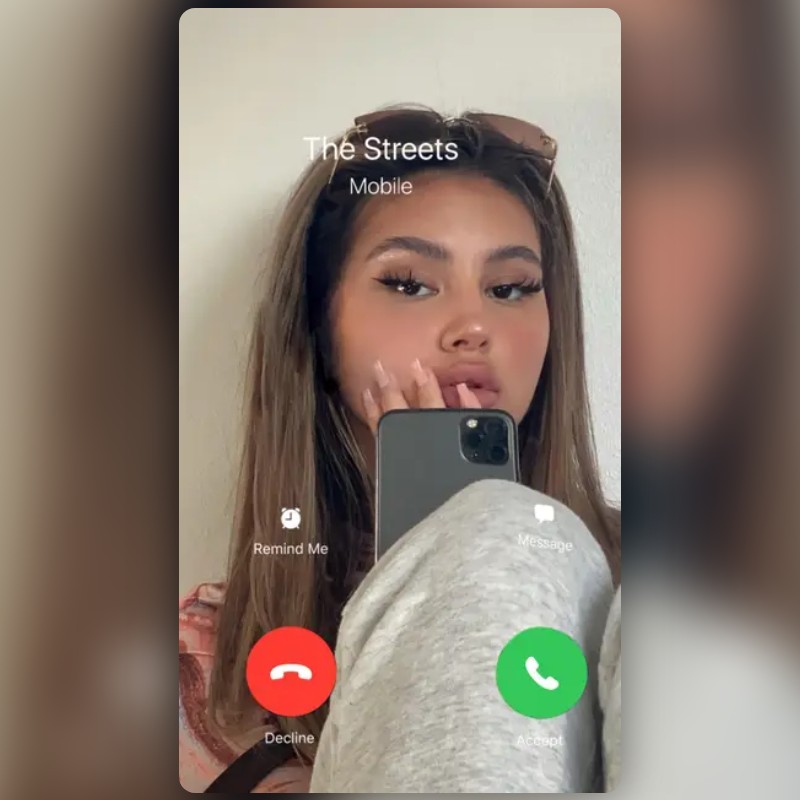 The Streets Call Lens by Eren - Snapchat Lenses and Filters