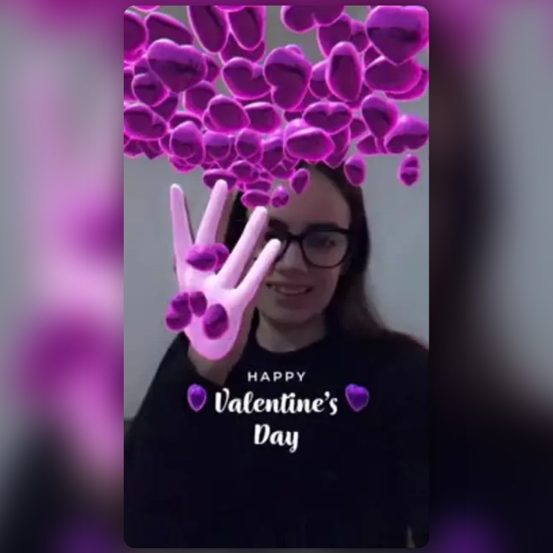 Valentines Gift Lens by Shimenta - Snapchat Lenses and Filters