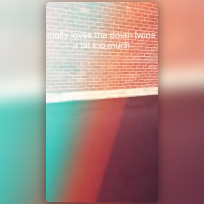 molly x dolan Lens by soph - Snapchat Lenses and Filters