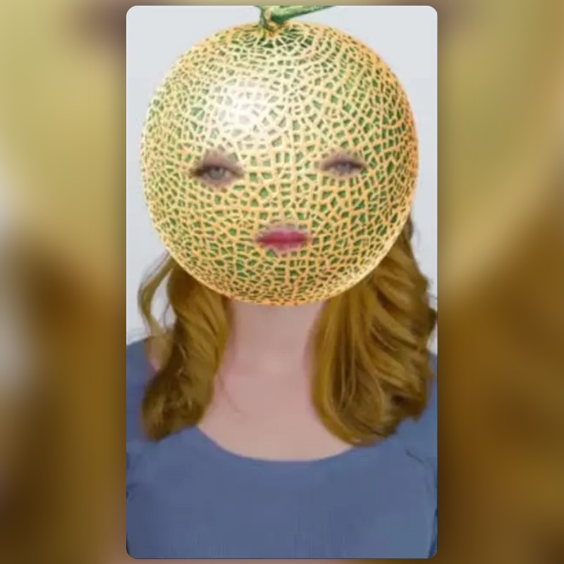 Melon Face Lens by Leoni Angela – Snapchat Lenses and Filters