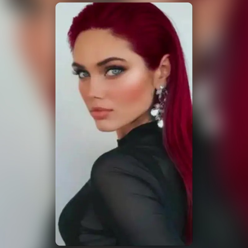 Red Hair Color Filter by Hadeel Alshibli | Snapchat Lenses