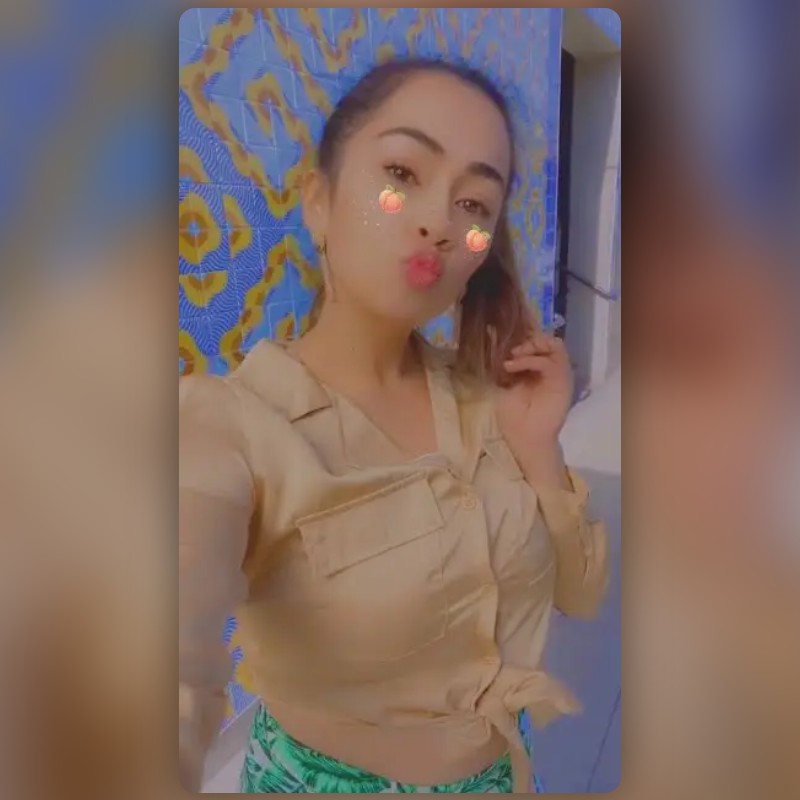 Glitter Peaches Filter by Snapchat | Snapchat Lenses