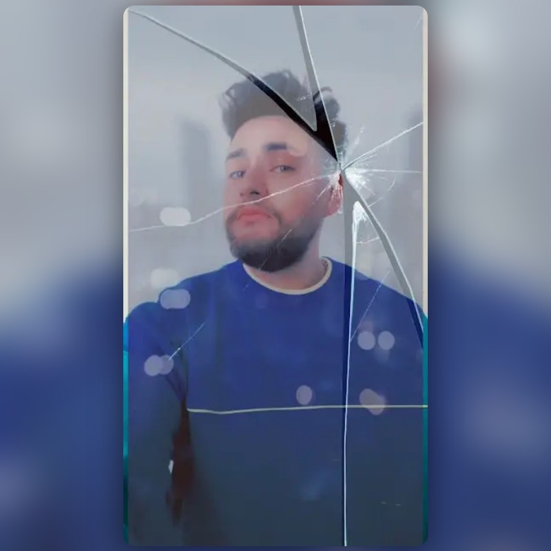 Broken Glass Lens by Snapchat - Snapchat Lenses and Filters