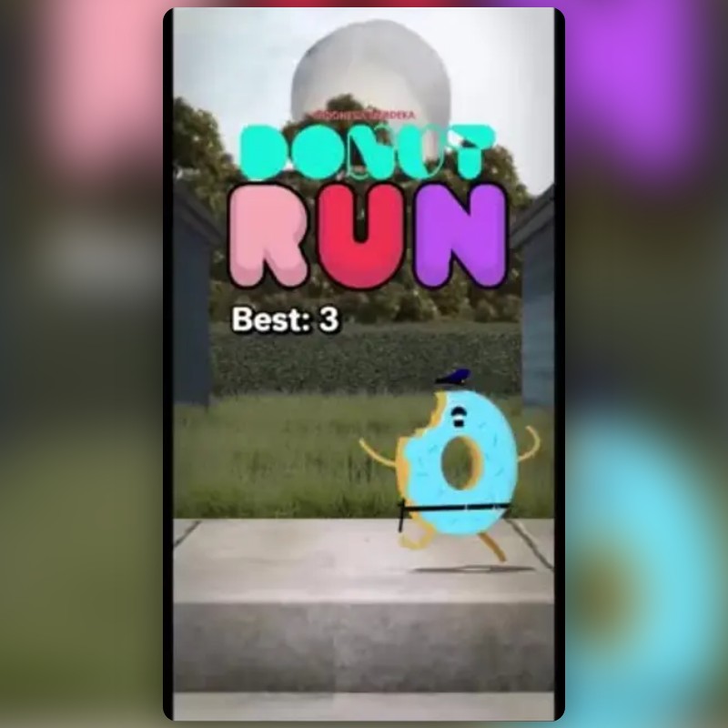 Donut Run Merdeka Filter by Imam Dev | Snapchat Lenses