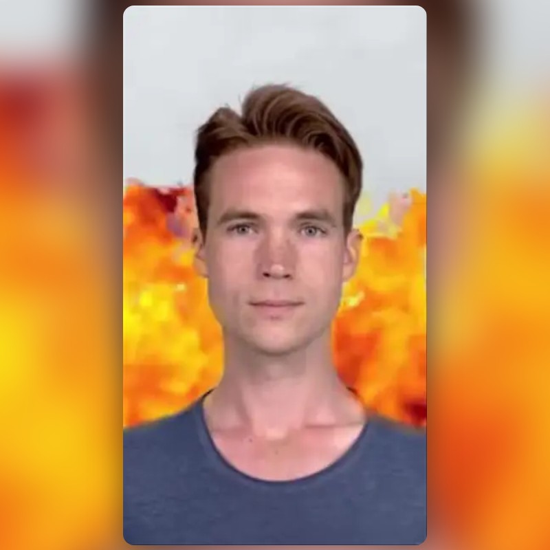 fire Filter by GHALAY 💫 | Snapchat Lenses