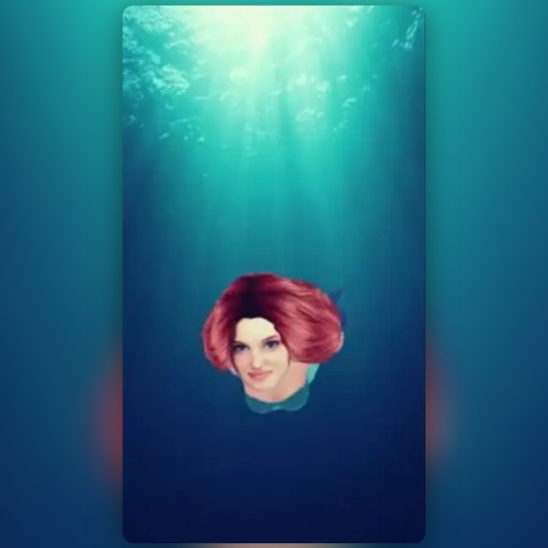 Mermaid Lens by Rakuten Viber - Snapchat Lenses and Filters