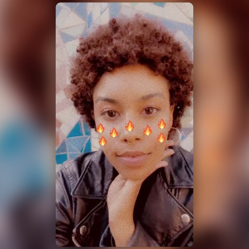 Fire Freckles Lens by Snapchat - Snapchat Lenses and Filters