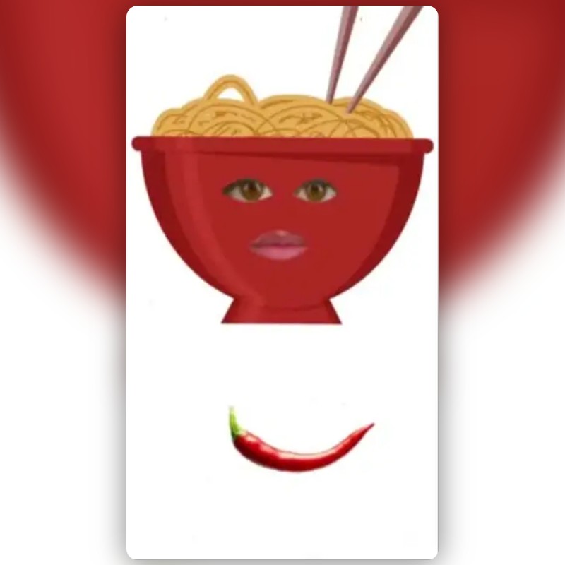 Noodle Lens by Lentera - Snapchat Lenses and Filters