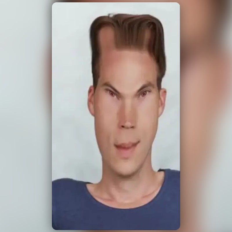 Creepy Guy Lens by Tom Hetrick - Snapchat Lenses and Filters