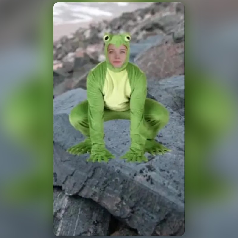 frog suit Lens by Edvards - Snapchat Lenses and Filters