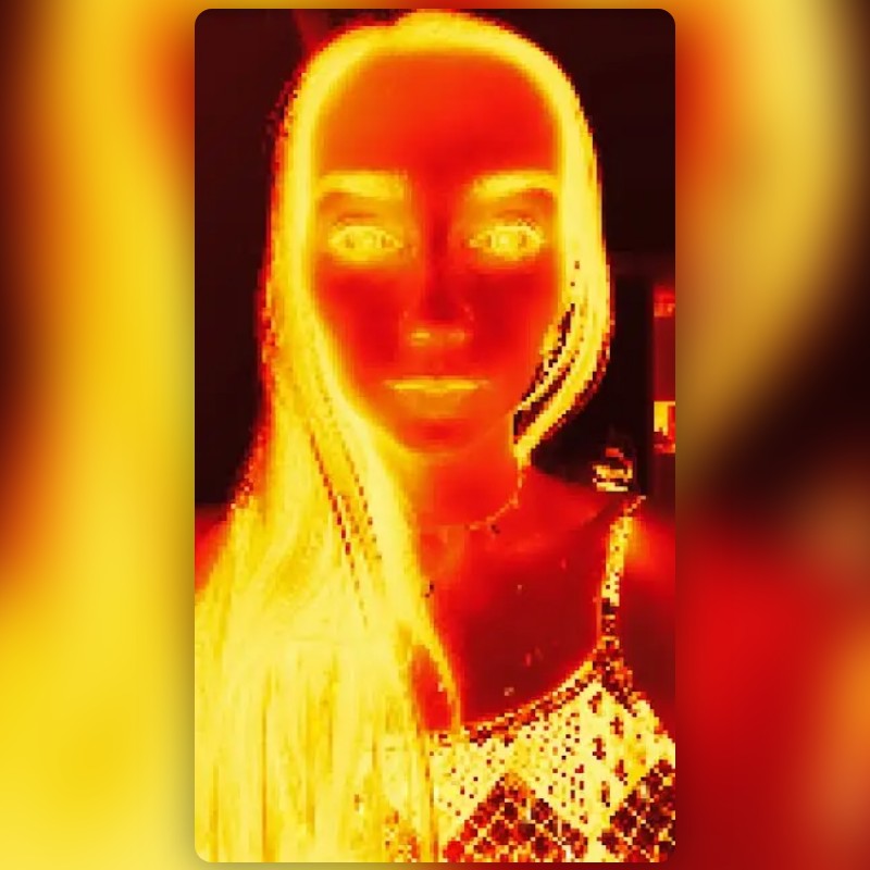Fire Negative Filter by Snapchat | Snapchat Lenses