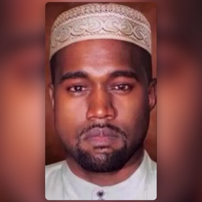 muslim kanye face Lens by jessye - Snapchat Lenses and Filters