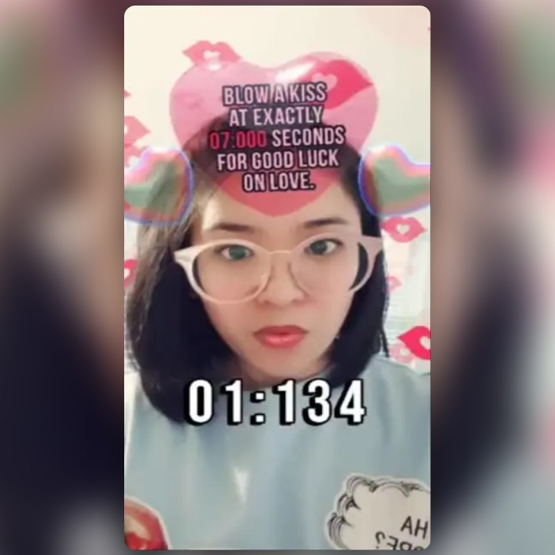 Kiss Challenge Filter by CyreneQ | Snapchat Lenses