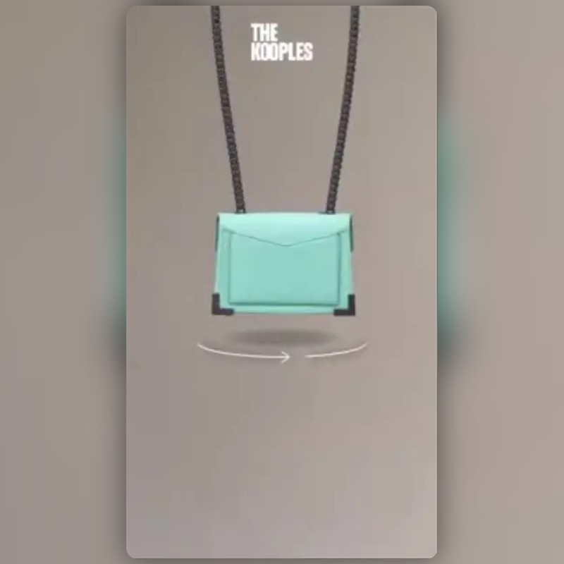 Emily bags try-on Filter by The Kooples | Snapchat Lenses