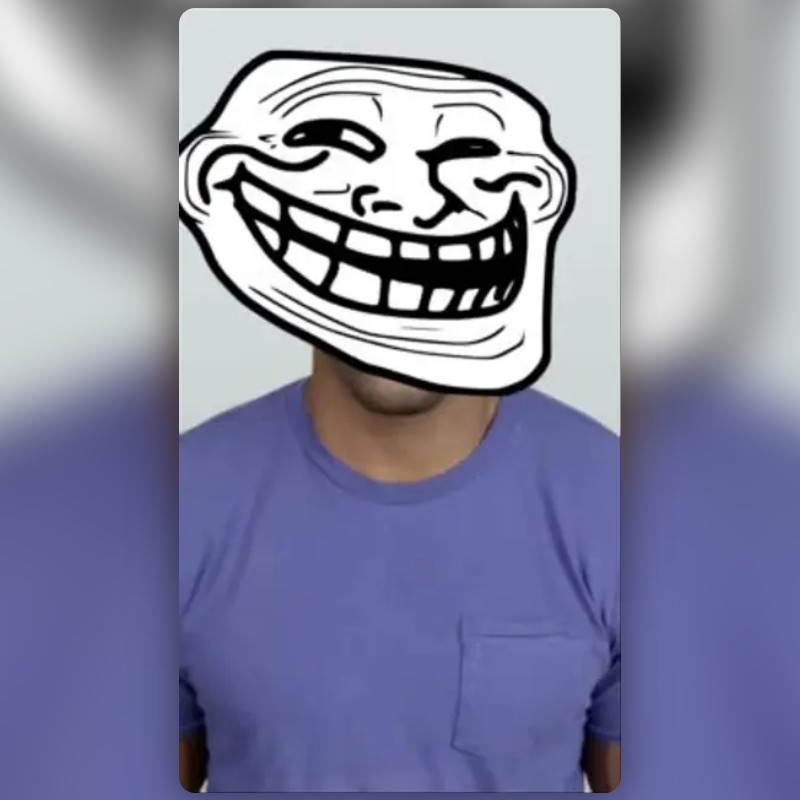 Troll Meme Face Lens by Alziro Adnan - Snapchat Lenses and Filters