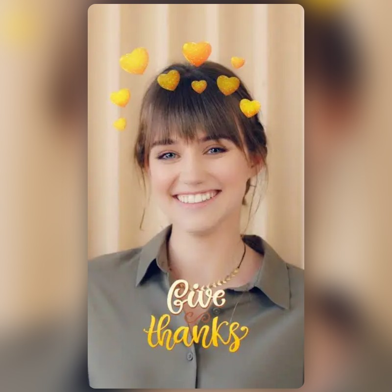 Thanks Mood Lens by Snapchat - Snapchat Lenses and Filters