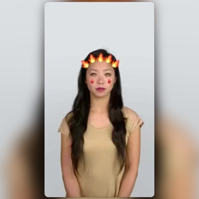 Fire Crown Filter by Charlie Nordh | Snapchat Lenses