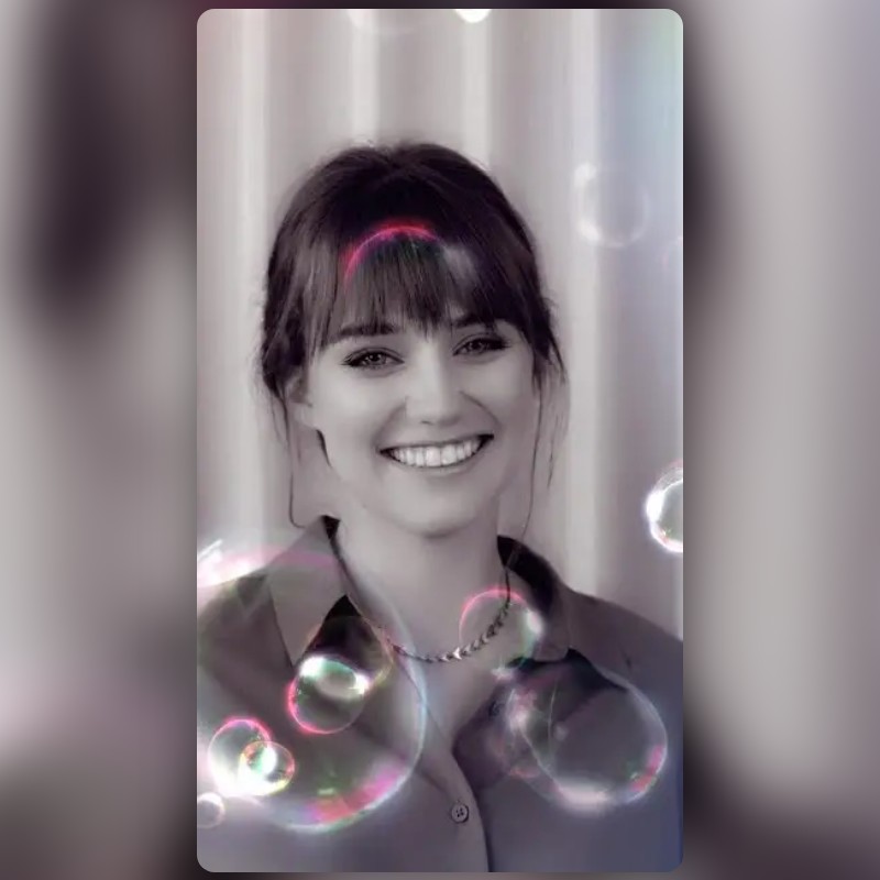 Shiny Bubbles Lens by Snapchat - Snapchat Lenses and Filters