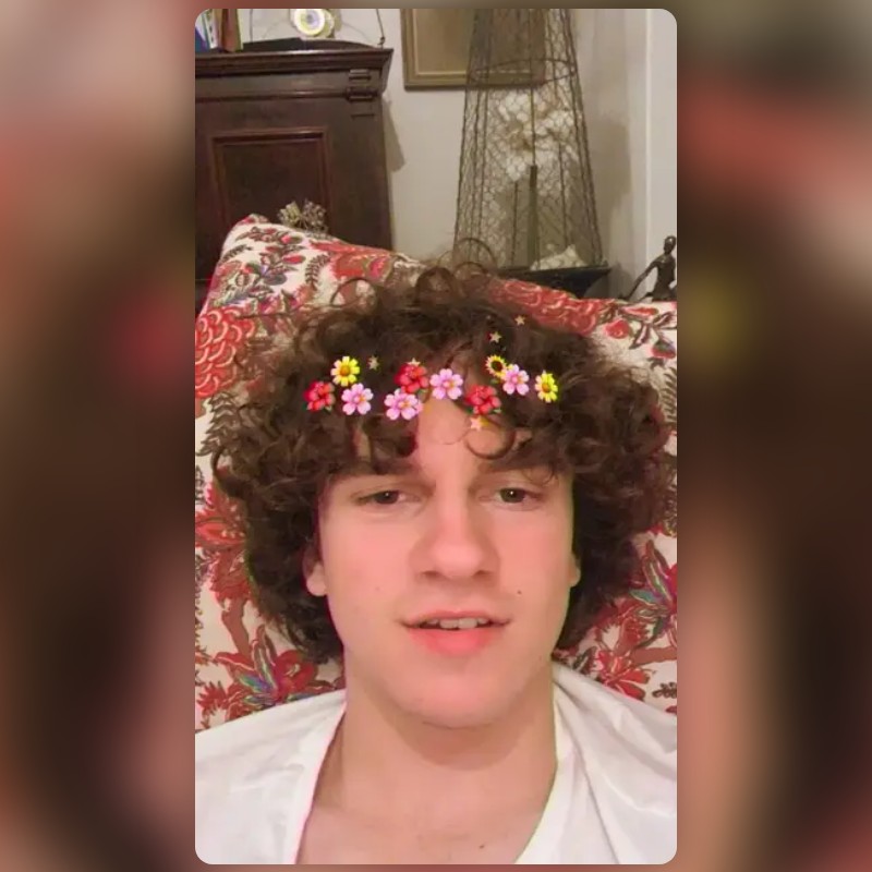 flower head band Filter by ⁣Louis Rust | Snapchat Lenses