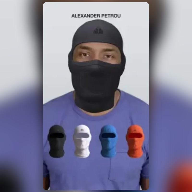 AP Balaclava Lens by Alexander Petrou - Snapchat Lenses and Filters