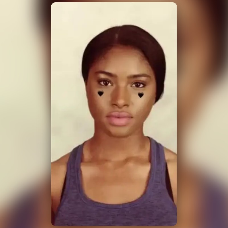 black hearts Lens by Vasundhra - Snapchat Lenses and Filters