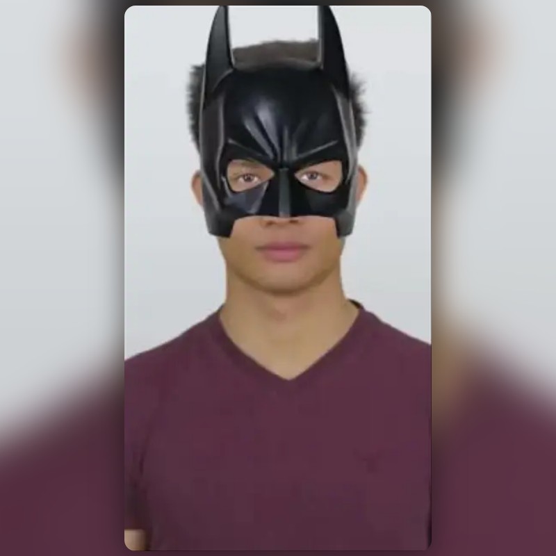 Batman Mask Lens by Linus - Snapchat Lenses and Filters