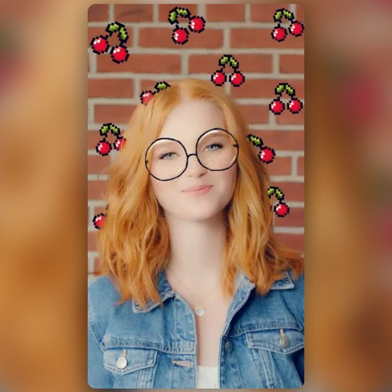 Glasses and Cherry Lens by Snapchat - Snapchat Lenses and Filters