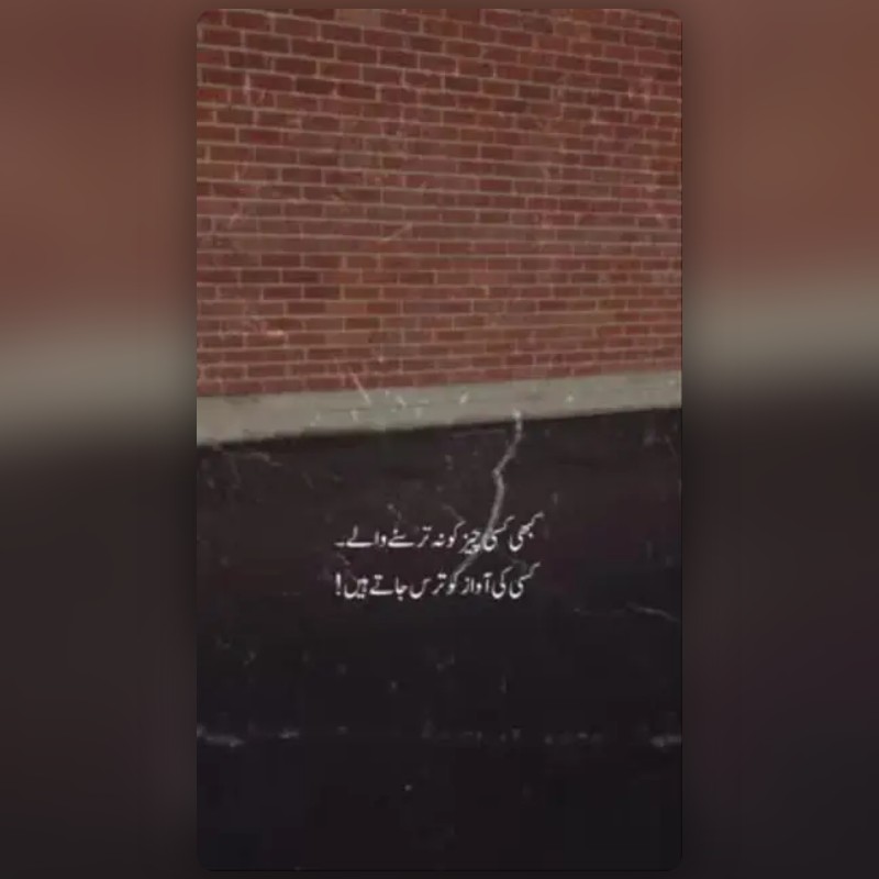 Urdu Sad Poetry Filter by Momin Dahri | Snapchat Lenses