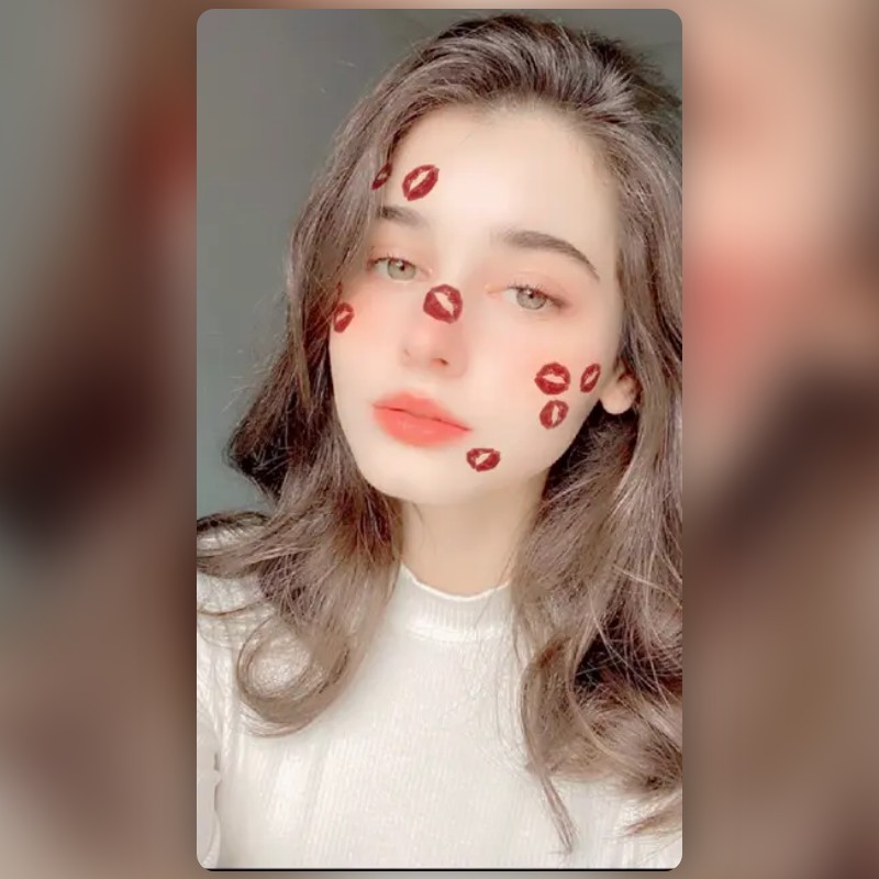 KISS FACE Lens by Mahi Filters - Snapchat Lenses and Filters