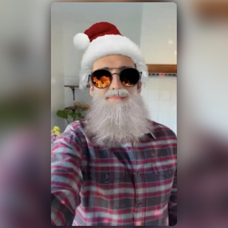bad santa Lens by Vince Merryman - Snapchat Lenses and Filters
