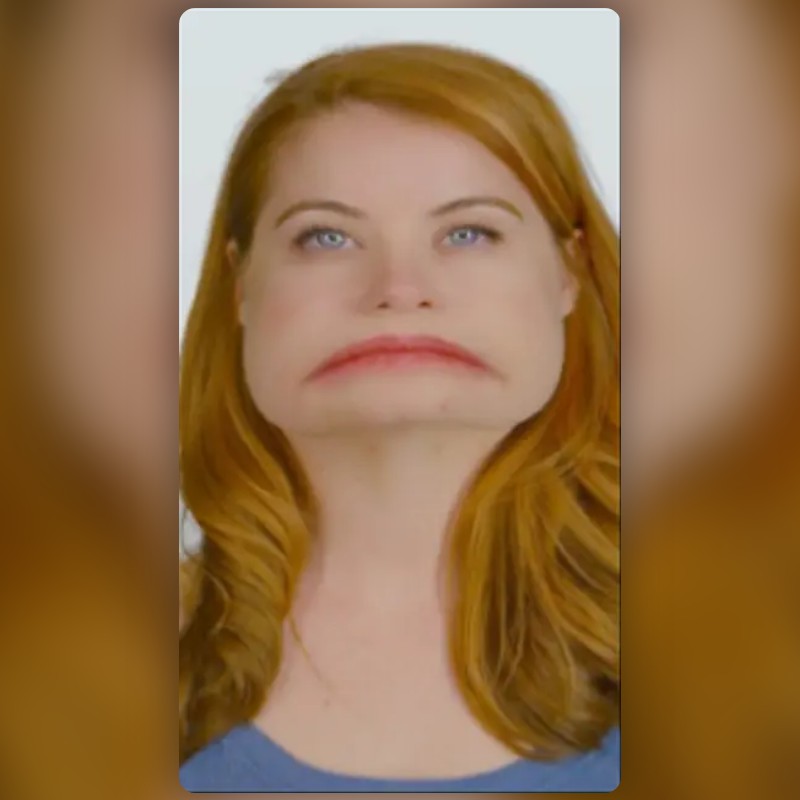 Big Ol Frowny Face Lens by Mystic Magnolia - Snapchat Lenses and Filters