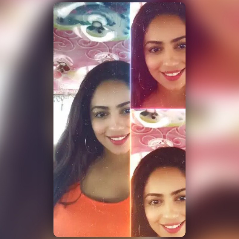 Neon Frames Lens by Snapchat - Snapchat Lenses and Filters