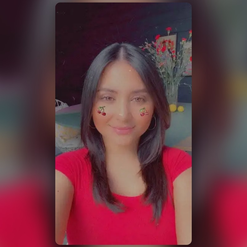 Cherry Cheeks 🍒 Lens by Snapchat - Snapchat Lenses and Filters