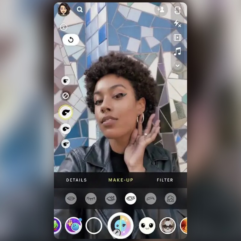 Makeup Looks Lens by Snapchat - Snapchat Lenses and Filters