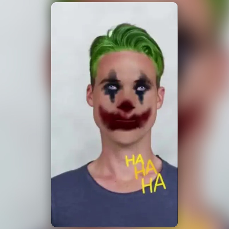 The Joker Filter by Robert | Snapchat Lenses