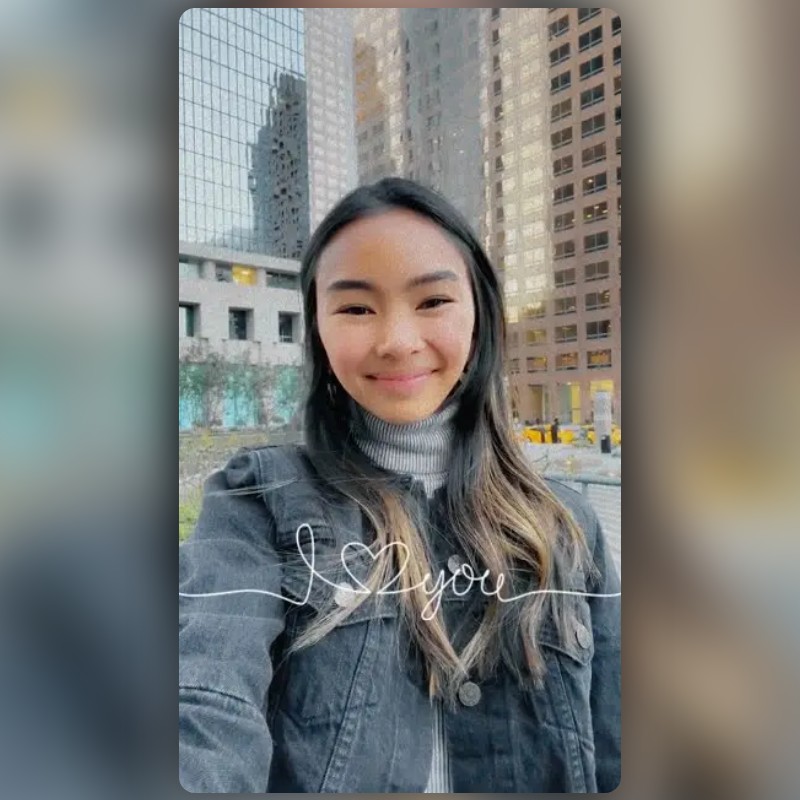 I Love You Filter by Snapchat | Snapchat Lenses