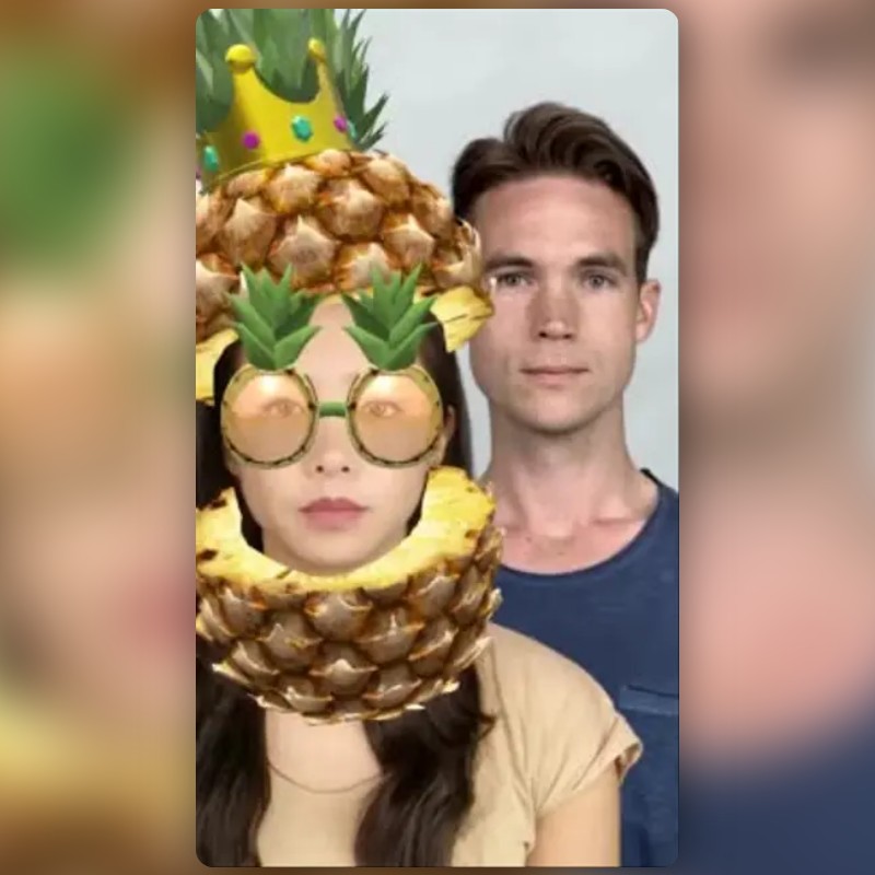 I am a Pineapple Lens by SoulPancake - Snapchat Lenses and Filters