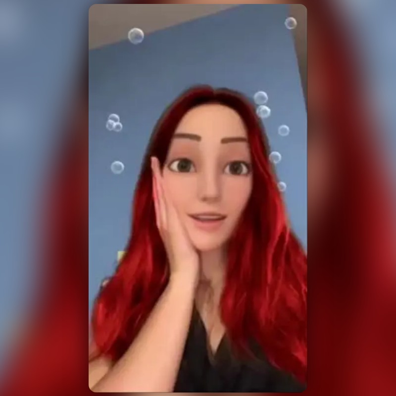 Cartoon Mermaid Lens by Fran Capin - Snapchat Lenses and Filters