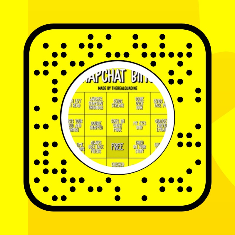 SNAPCHAT BINGO Filter by Quadine🏝🤟🏽💗 4K | Snapchat Lenses