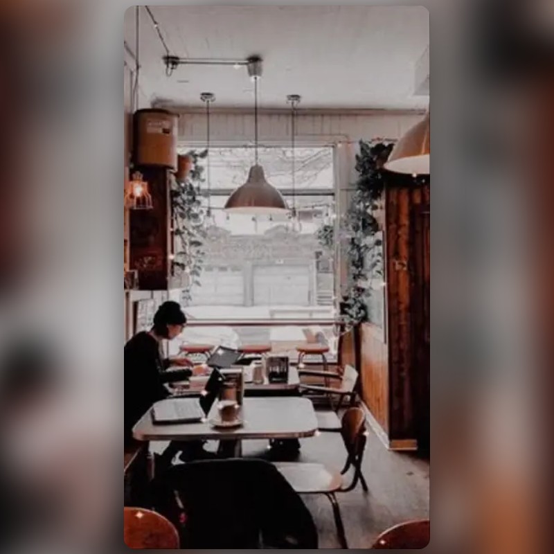 iced coffee- grain Lens by Ricky Rivera - Snapchat Lenses and Filters