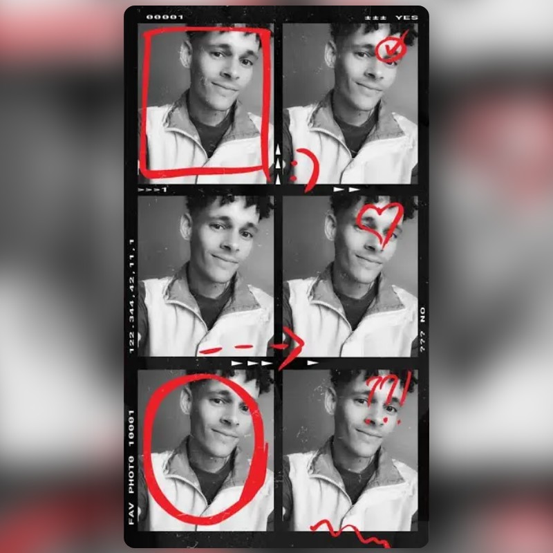 Painted Photo Frame Lens by Snapchat - Snapchat Lenses and Filters