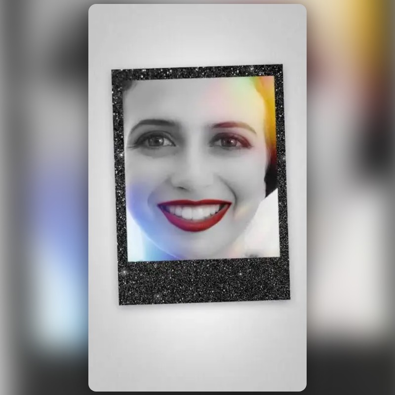 Glitter Frame Lens by Snapchat - Snapchat Lenses and Filters