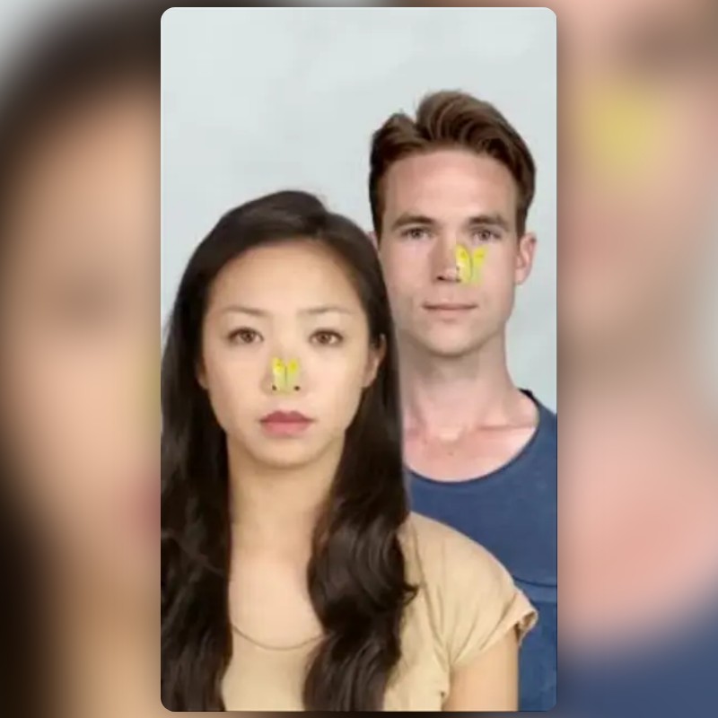 butterfly on nose Filter by Lainey🦦🪬 | Snapchat Lenses