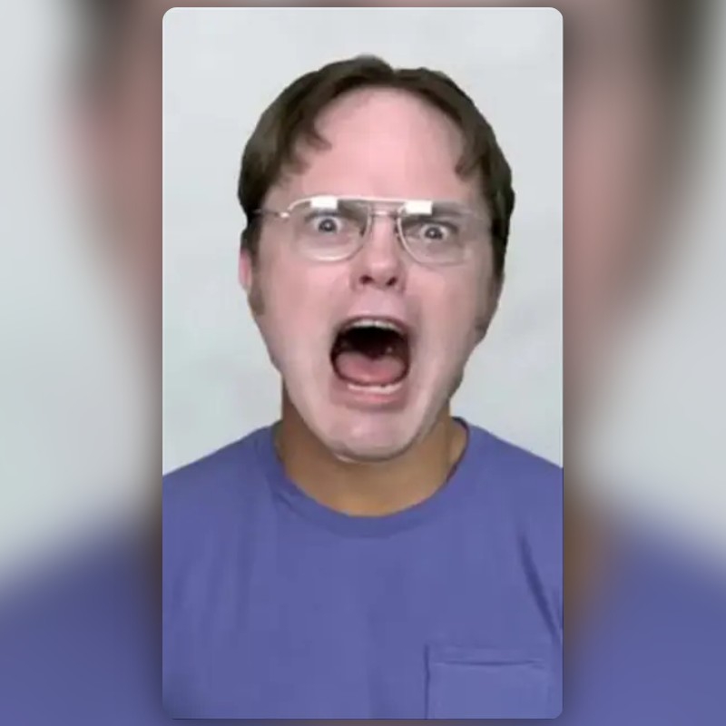 Yelling Dwight Filter by Lillian 🩷 | Snapchat Lenses