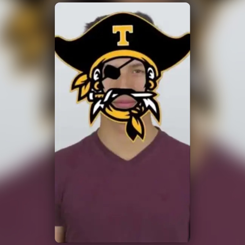 Topsail Pirates Lens by THS Sports-Everything - Snapchat Lenses and Filters